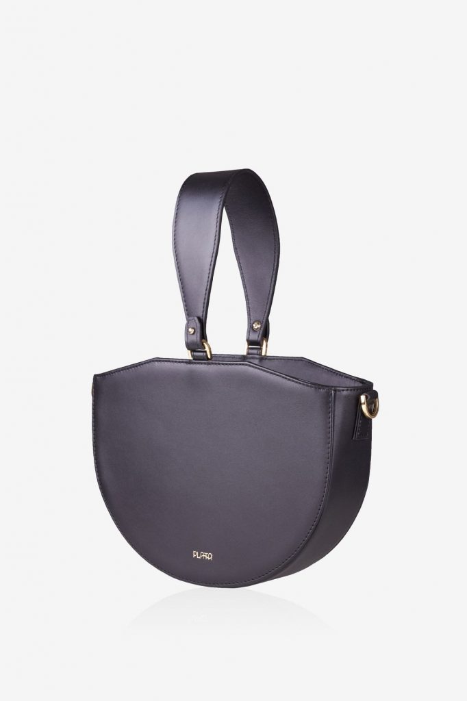 leather handbag AGNES “crocodile” – PLATA – Official Store